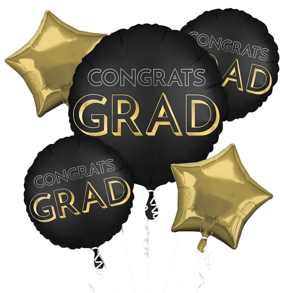 Celebrate The Grad Anagram Balloon Bouquet Kit (5 piece) - Party ...