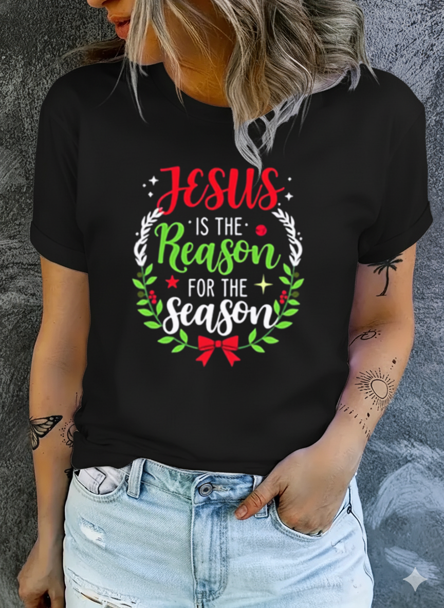 Celebrate The True Reason For The Season Jesus Graphic Unisex T-Shirt ...