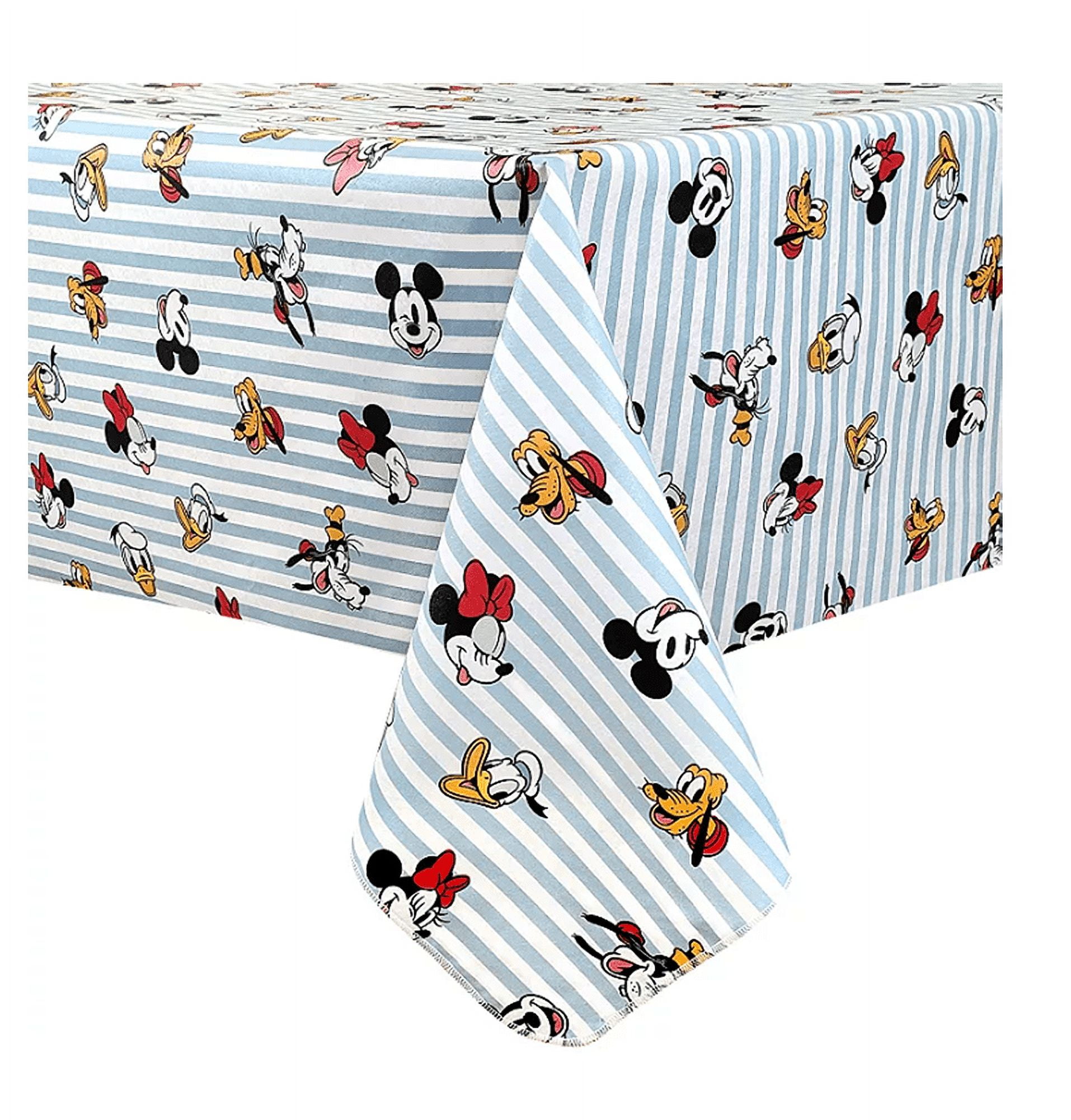 Celebrate Together Disney PEVA Vinyl Tablecloth Mickey Minnie Blue ...