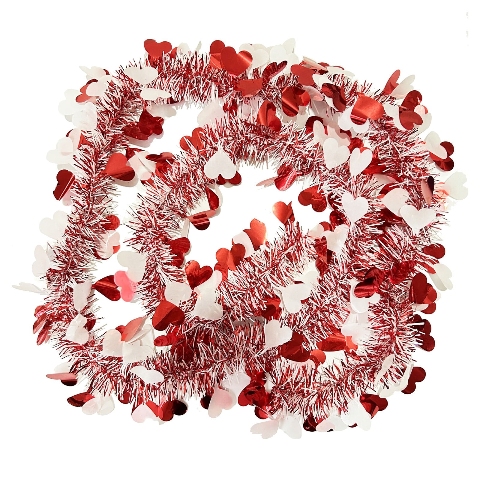Celebrate Valentine'S Day Decoration Wire Garland Red and White Metal ...