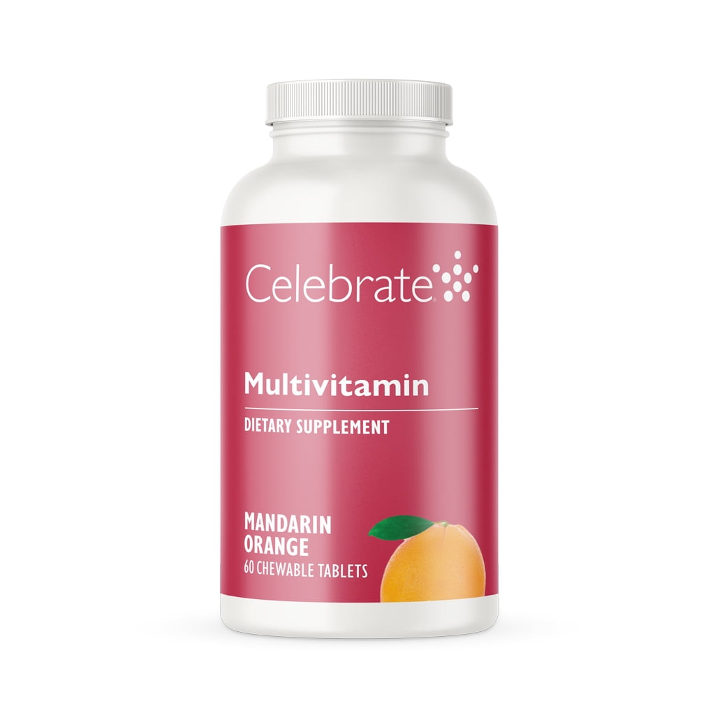 Celebrate Vitamins Bariatric Multivitamin Iron Free Chewables, Mandarin ...