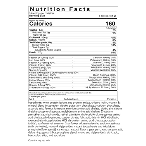 Celebrate Vitamins High Protein Meal Replacement Shake, 27 g Protein ...