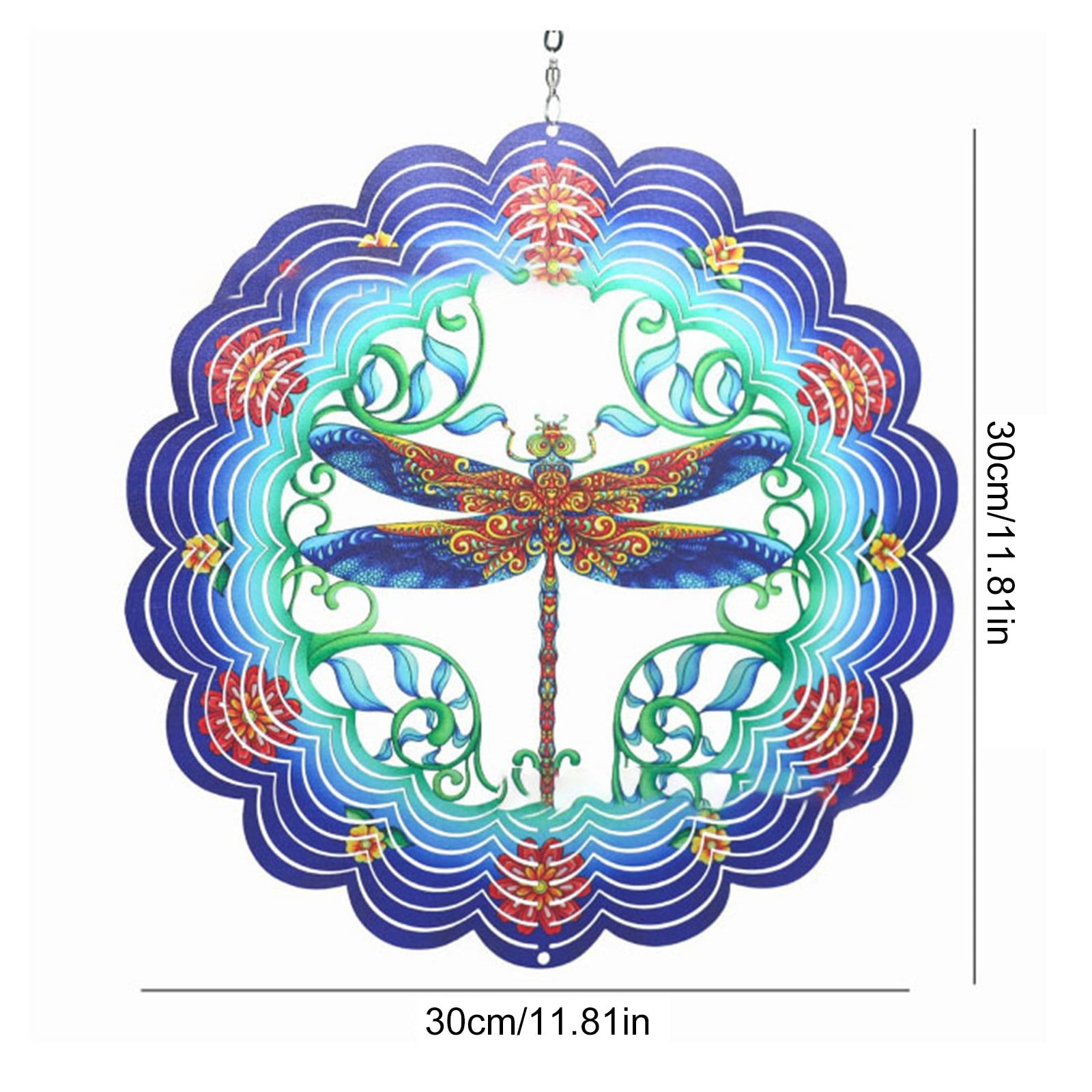 Celebrate Wind Gifts For Women/Men 12 Inch 3D Stainless Steel Hanging ...