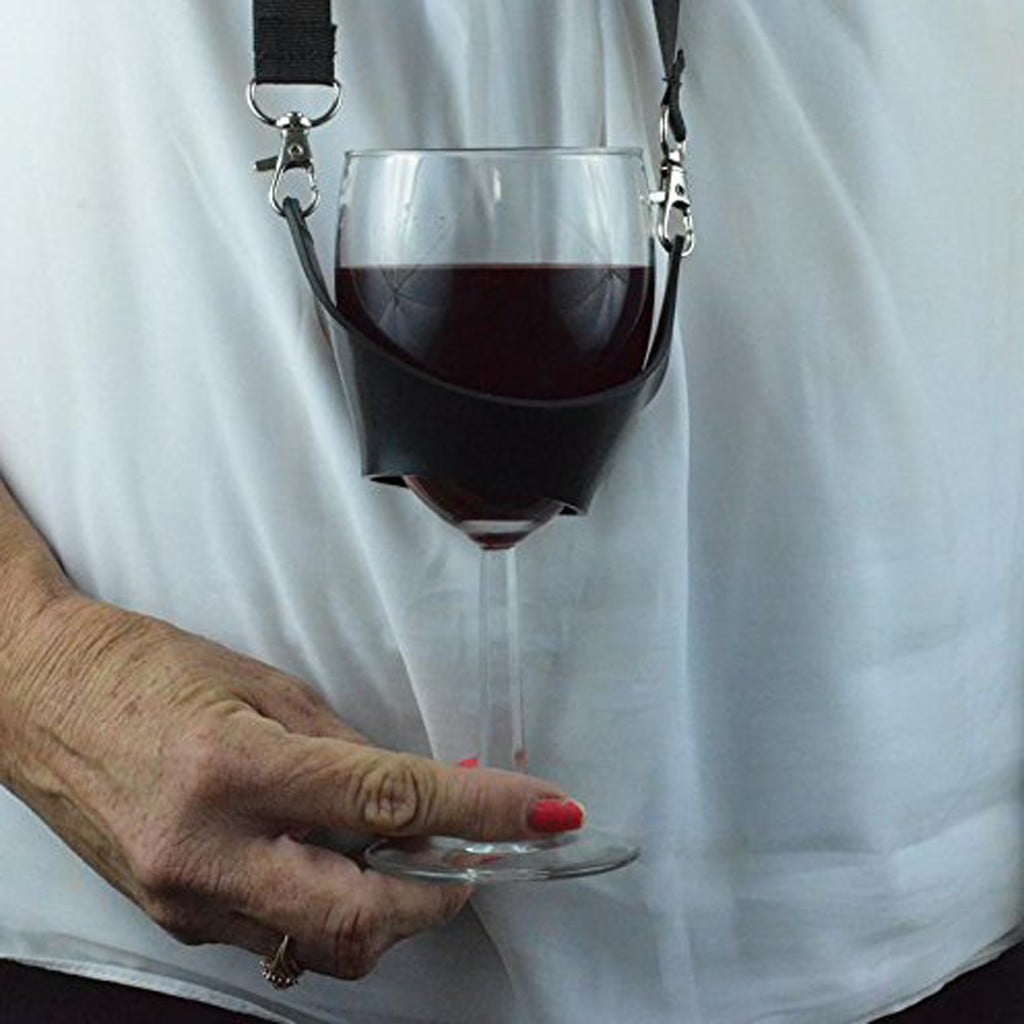 Celebrate Wine Wine Hand Holder Necklace Holder Strap Glass Glass ...