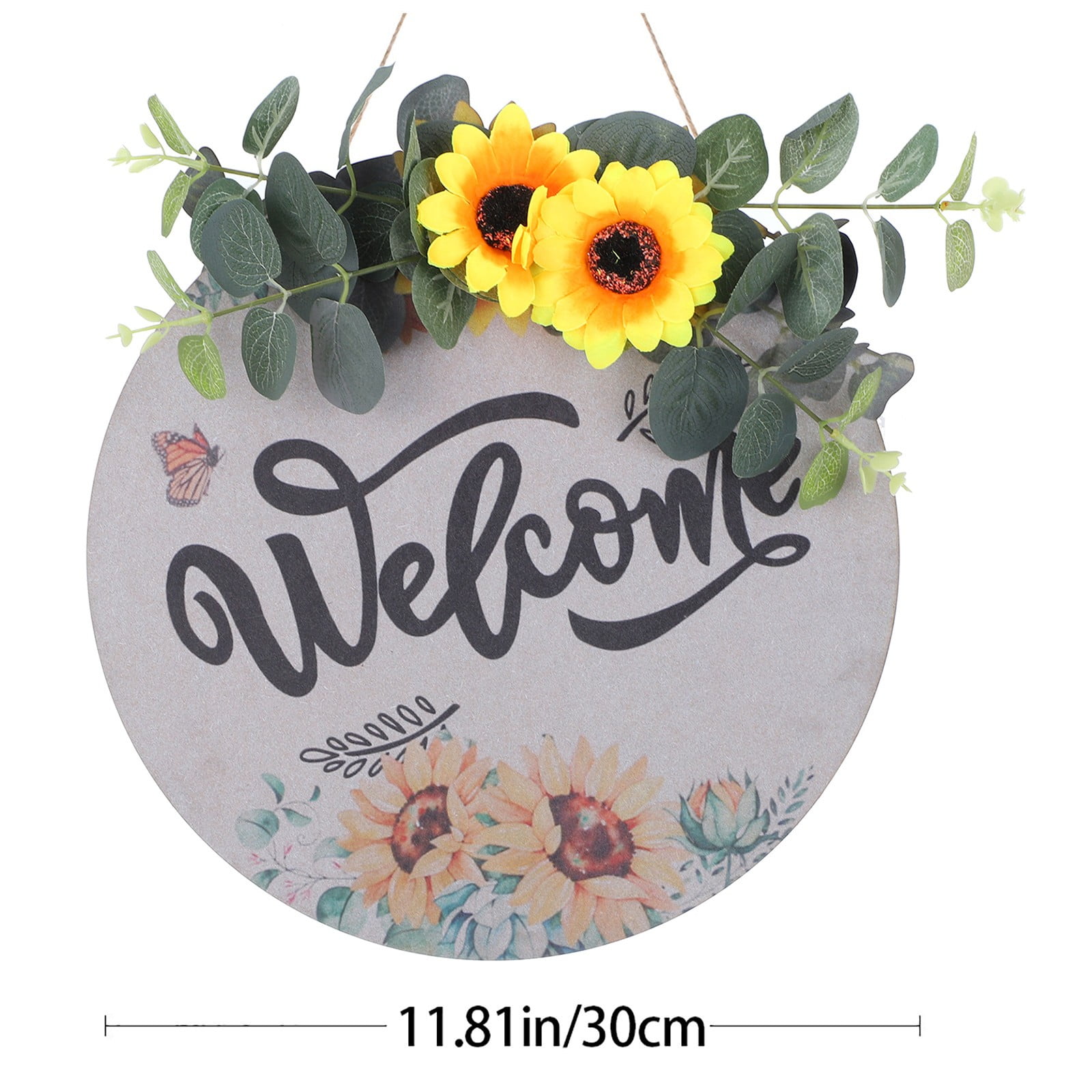 Celebrate Wooden Hanging Sign Welcome To Our Bee Honeycomb Farmhouse ...