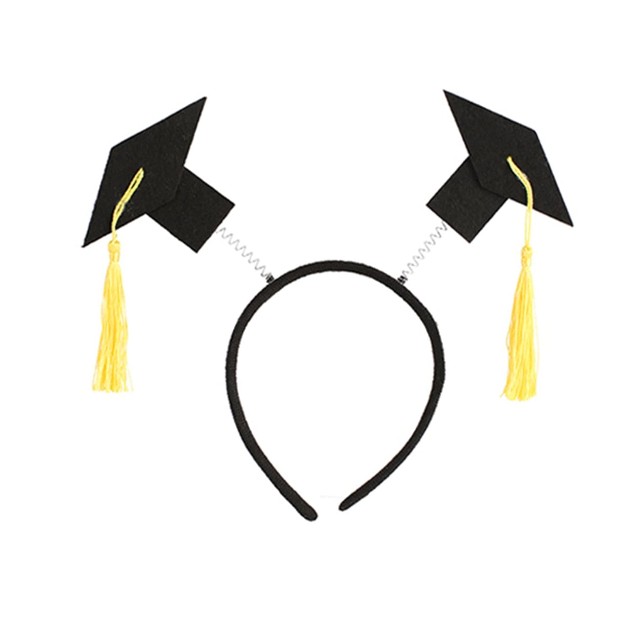 Celebrate your achievement with the Mini Graduation Cap Headband, a fun ...