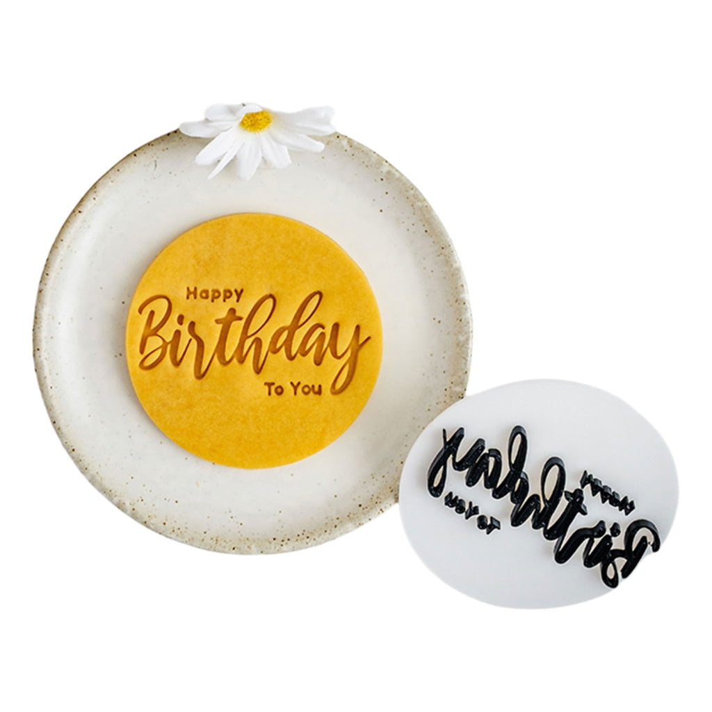 Celebrate the Birthday with Unique Happy Birthday English Cookie Molds ...