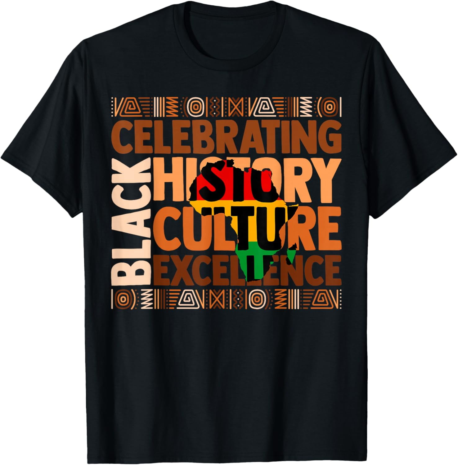 Celebrating Black History Culture Excellence T-Shirt Shirts - Walmart.com