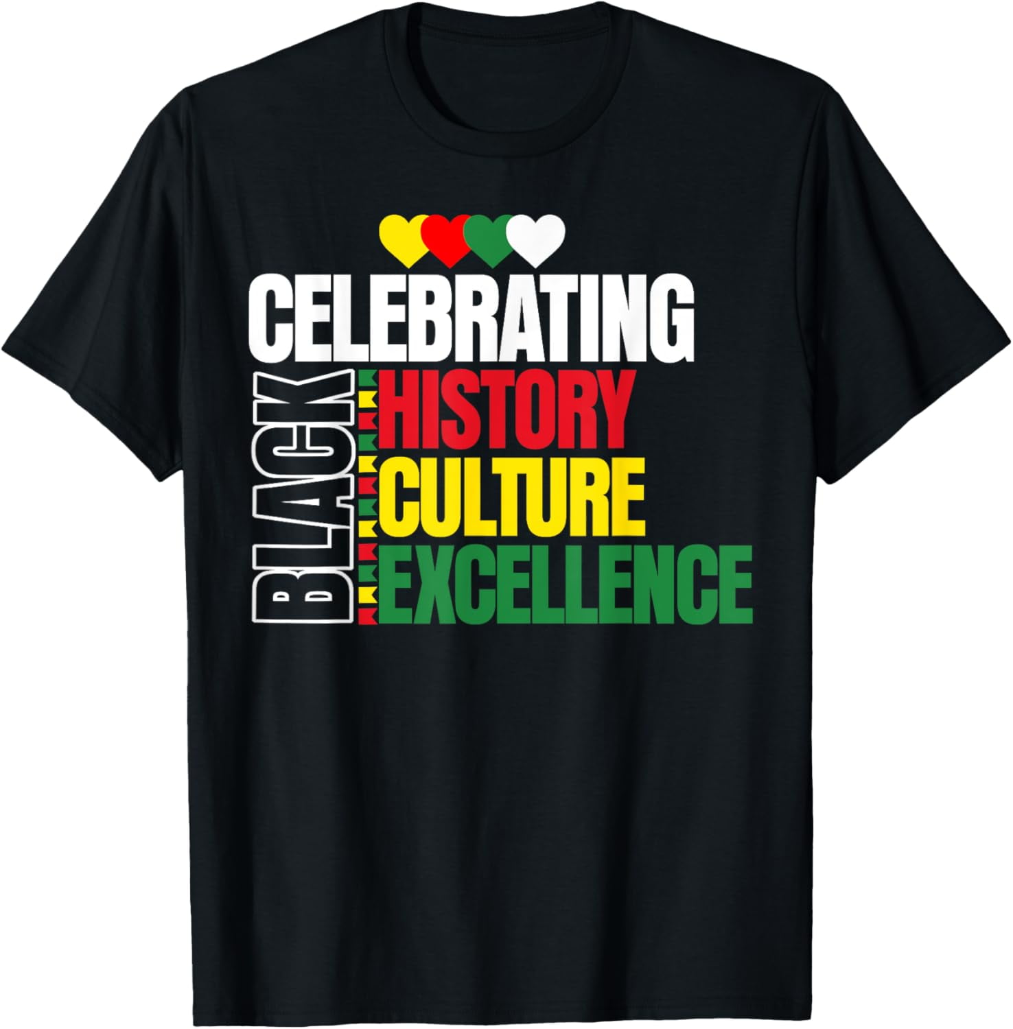 Celebrating Black History Culture Excellence T-Shirt - Walmart.com