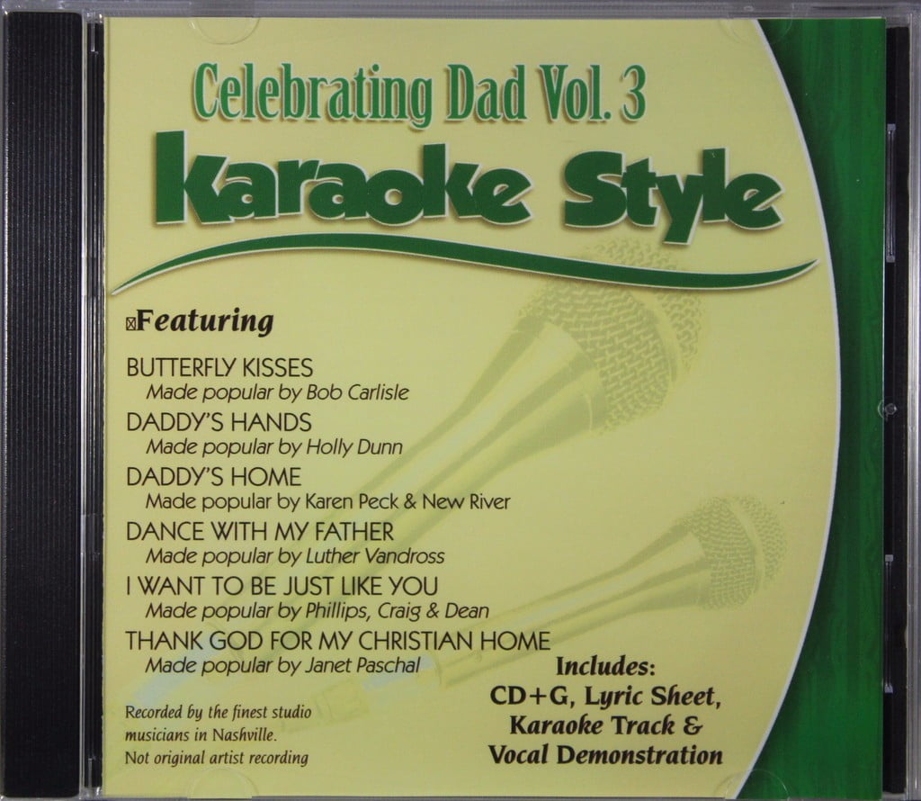 Celebrating Dad Volume 3 Daywind Christian Karaoke Style NEW CD+G 6 ...