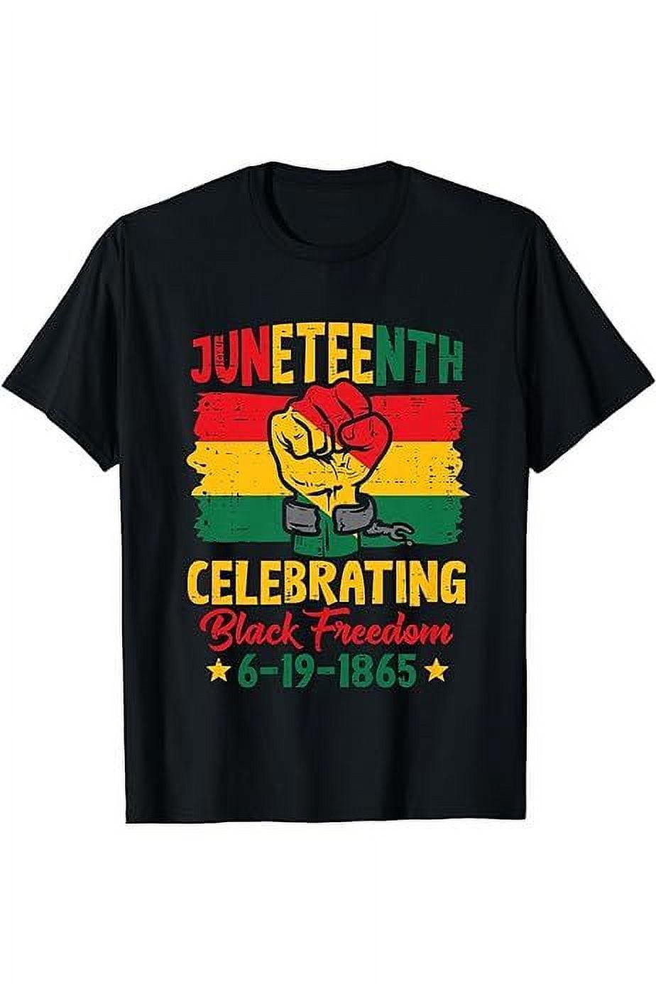 Celebrating Juneteenth Aka Fist Black Shirt - Walmart.com