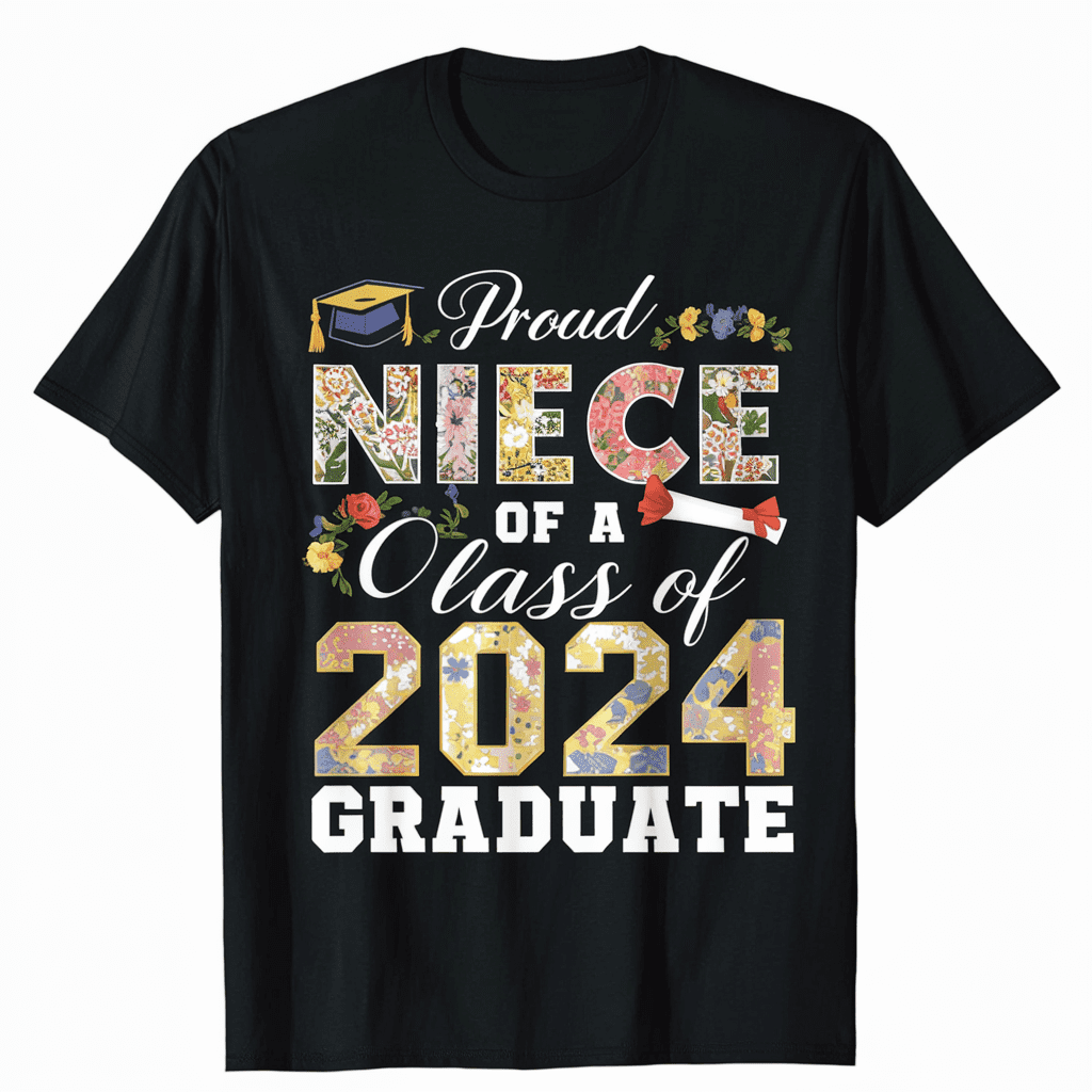 Celebrating My 2024 Graduation Proud Parent Family Shirt - Walmart.com
