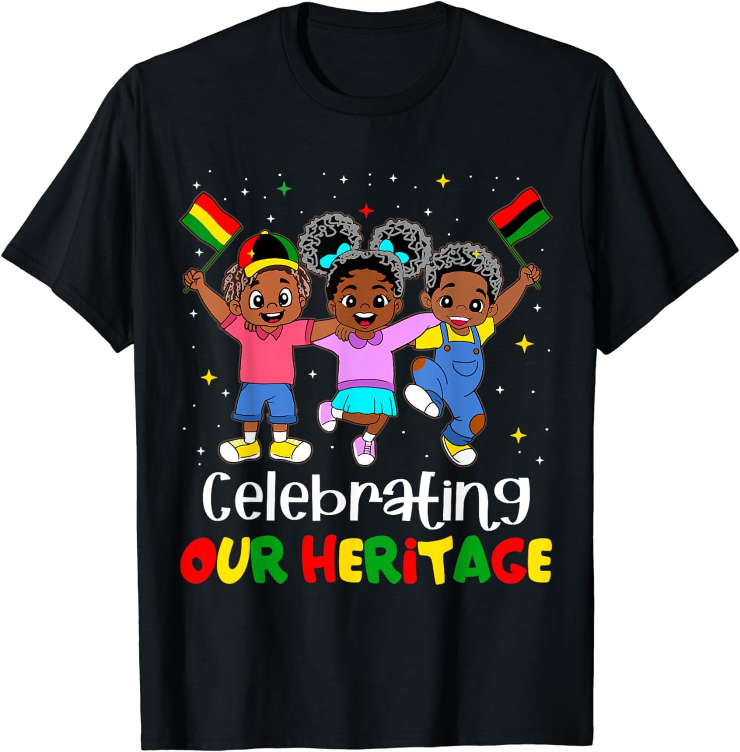 Celebrating Our Heritage Black History Month Toddler Kids T-Shirt ...