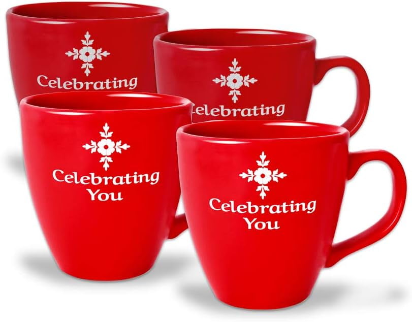 Celebrating You Red Mug Set, You are Special, The Red Mugs that Give ...