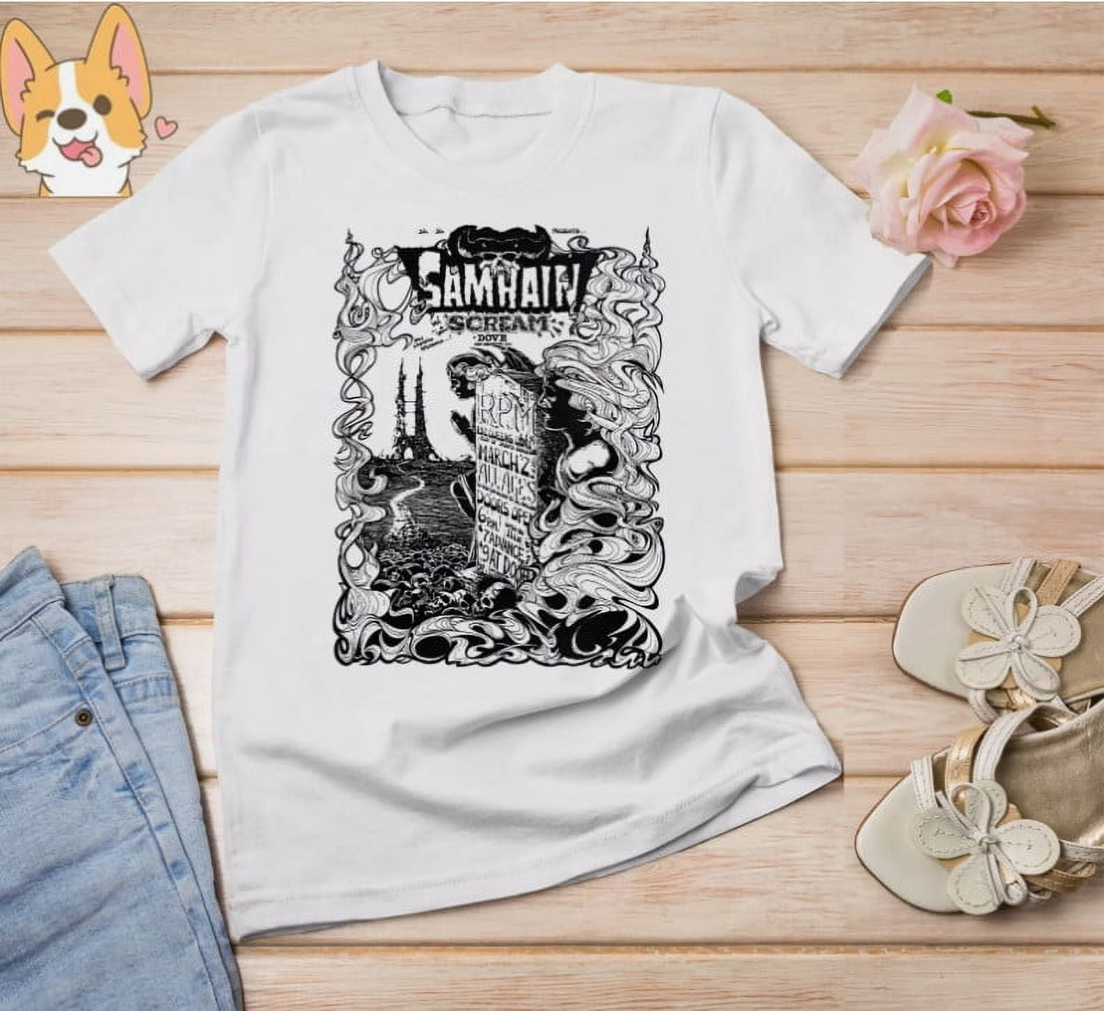 Celebrating the legendary SAMHAIN Band T Shirt Classic Cotton - Walmart.com
