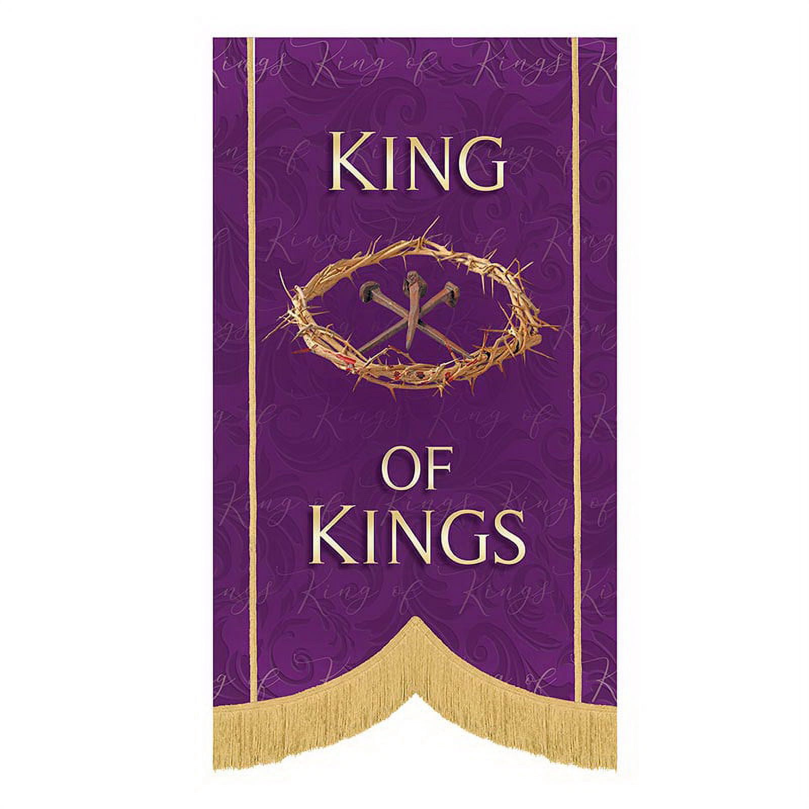 Celebration Banners J6474 Call Him By Name Series Banner - King of ...