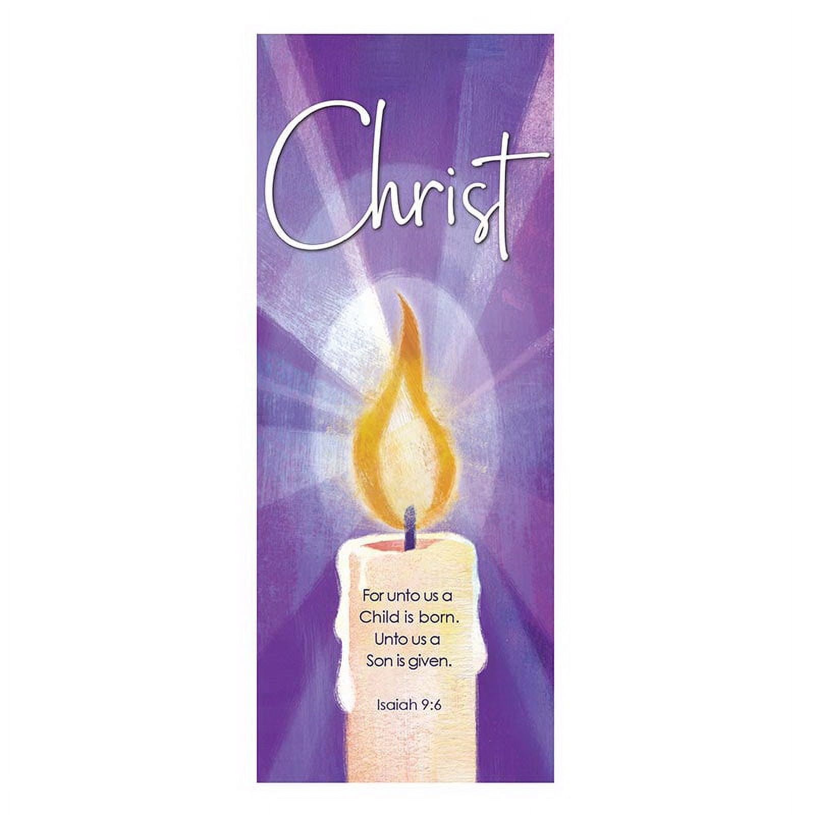 Celebration Banners J6587 Purple Advent Candle Banner Set - Set of 5 ...
