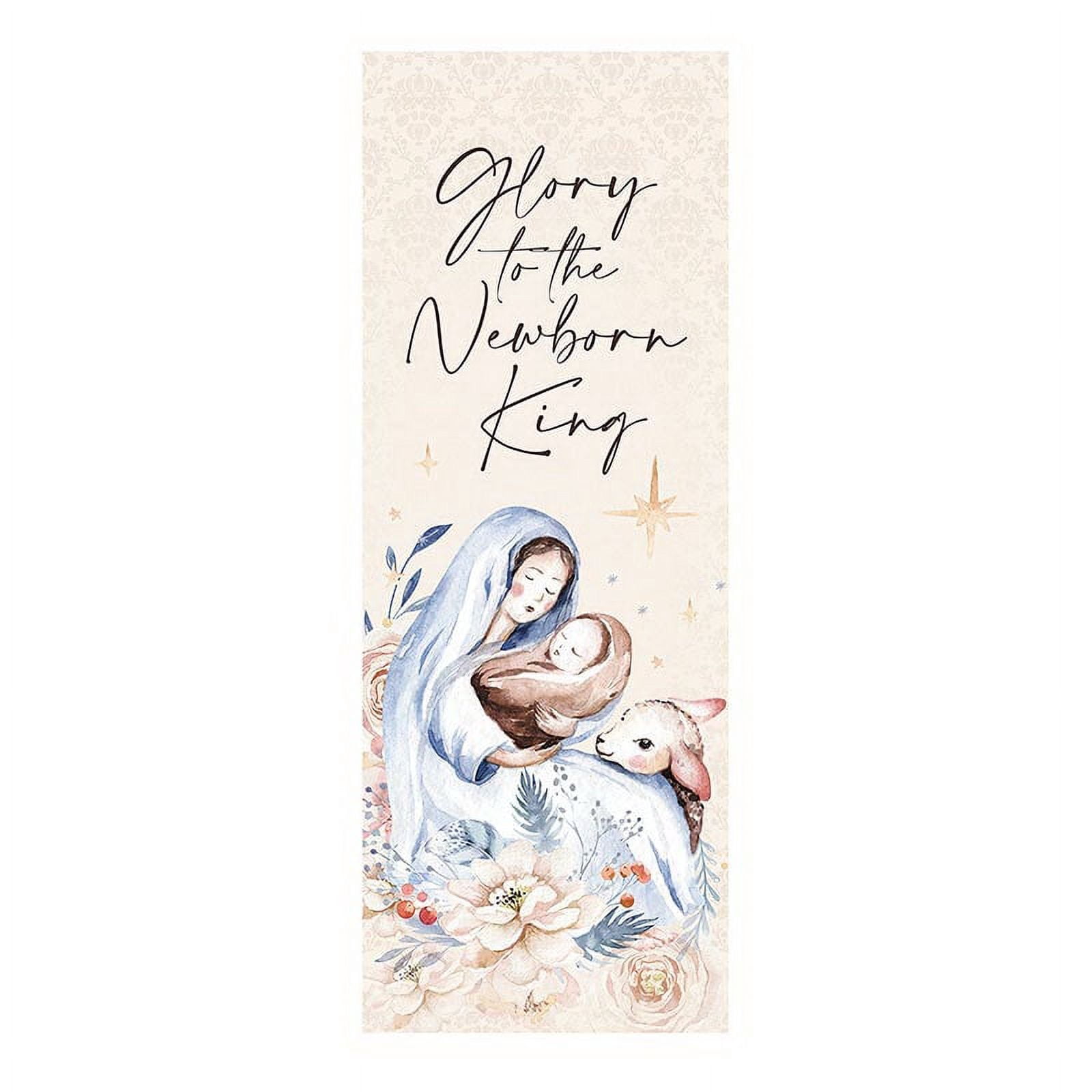 Celebration Banners L5466 Glory To The Newborn King X-Stand Banner ...