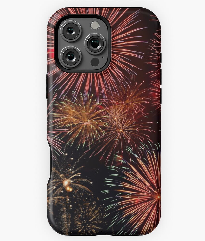 Celebration Firework Show Night Sky Phone Case for iPhone 16 15 14 13 ...