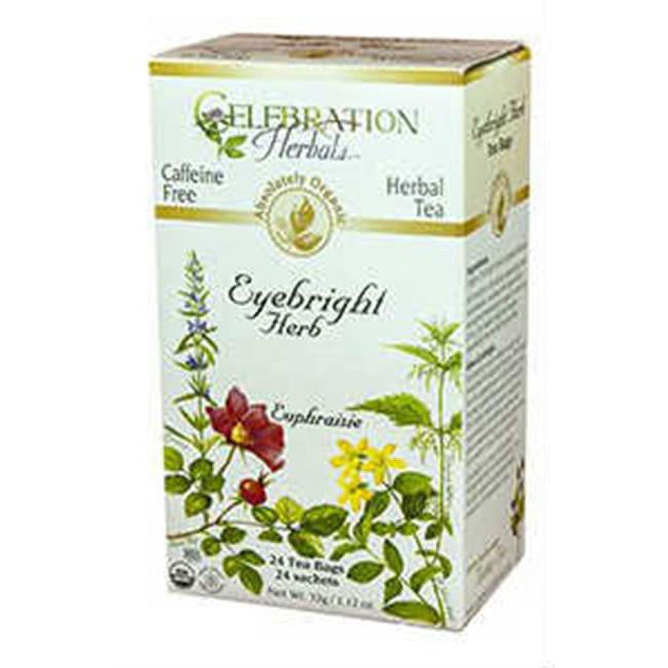 Celebration Herbals 275134 Eyebright Herb Organic Tea - 24 Bag, 12 Per ...