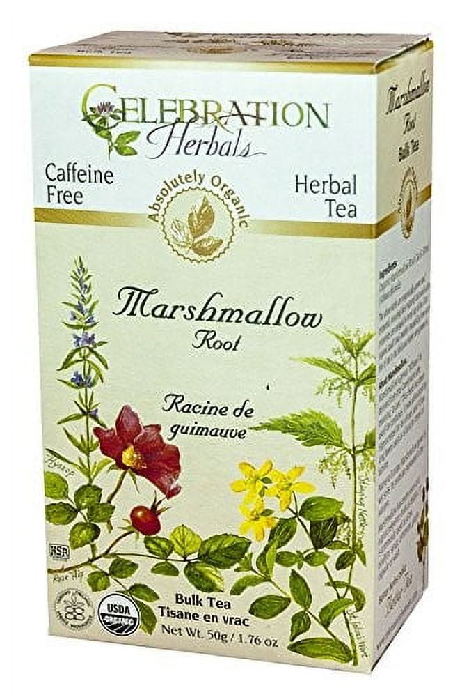 Celebration Herbals Organic Marshmallow Root Bulk Tea Caffeine Free 2. ...
