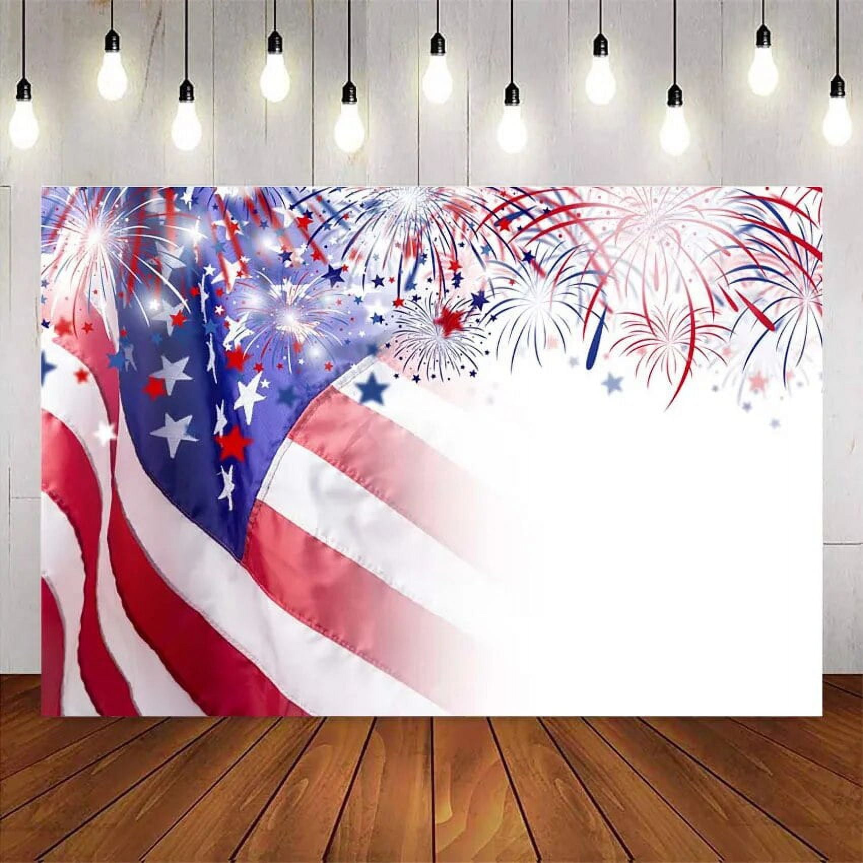Celebration Independence Day Backdrop for Photography Firework ...
