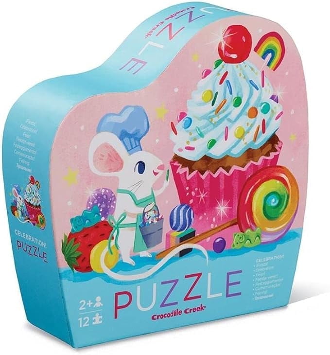 Crocodile Creek 12-Piece Mini Jigsaw Puzzle - Fun Floor Puzzles for ...