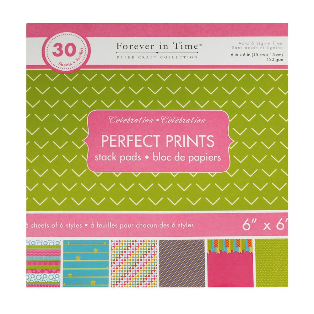 Celebration Paper Stack Pads, Pink/Green, 6x6-Inch - Walmart.com