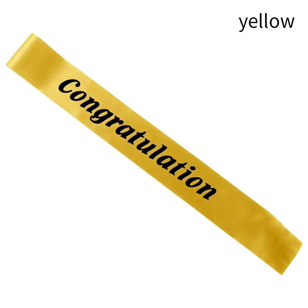 Celebration Party Shoulder Strap Graduation Celebration Etiquette Strap ...