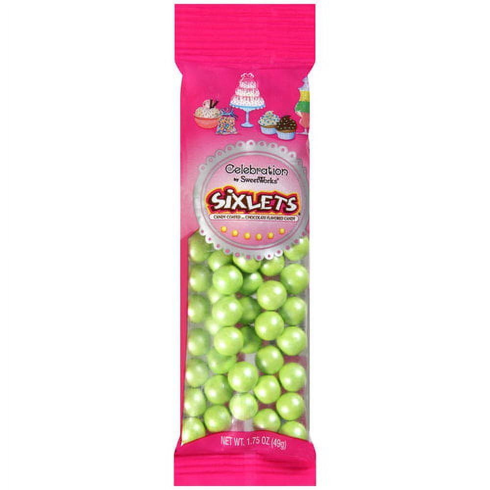 Celebration Shimmer Lime Green Sixlets Candy, 1.75 oz - Walmart.com
