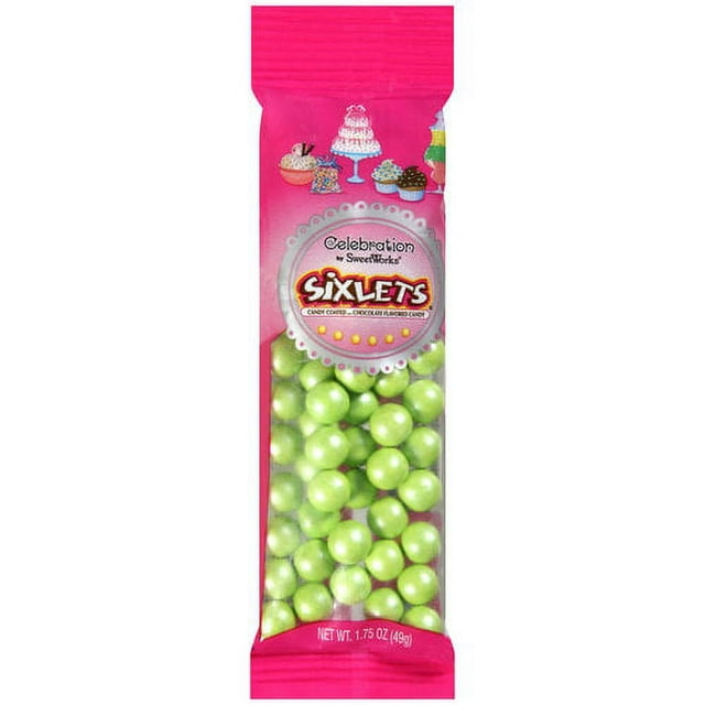 Celebration Shimmer Lime Green Sixlets Candy, 1.75 oz - Walmart.com