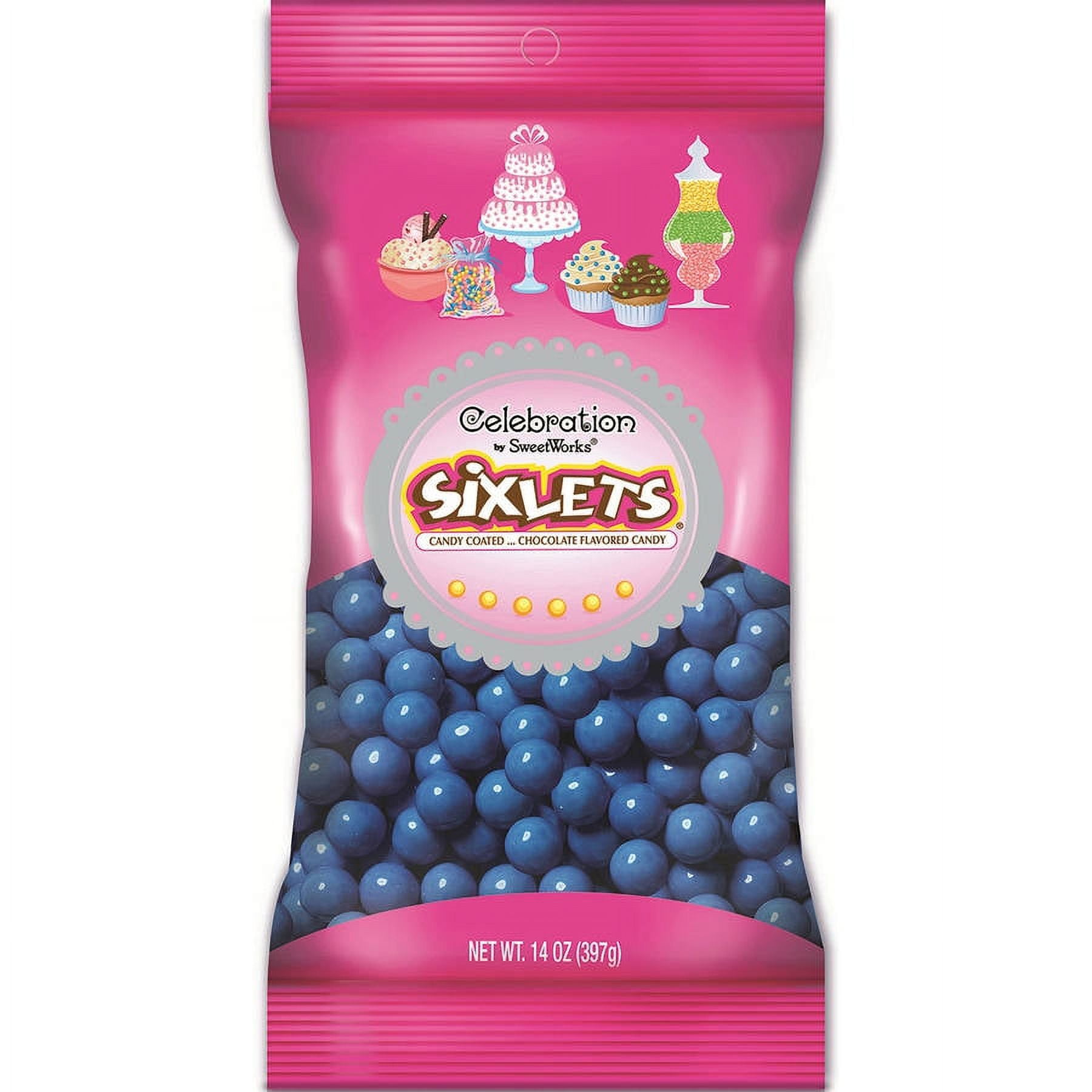 Celebrations By Sweetworks Sixlets[r] 14oz-blue - Walmart.com