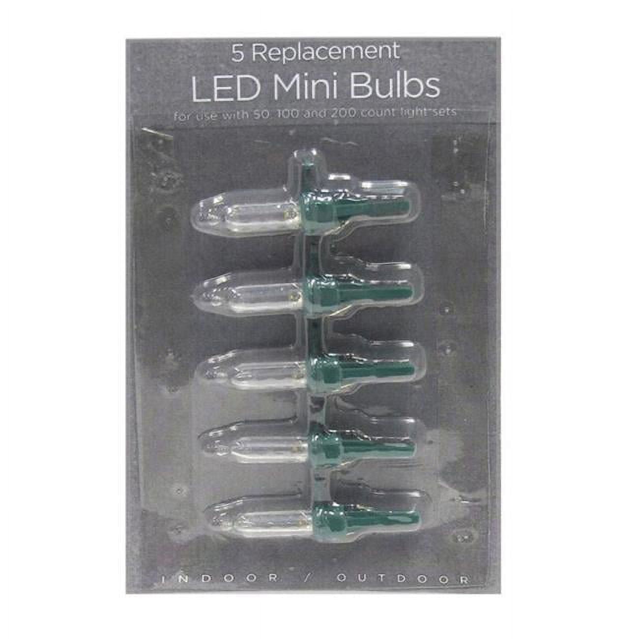 Celebrations Blue LED Mini Warm White 5 ct Replacement Christmas Light ...
