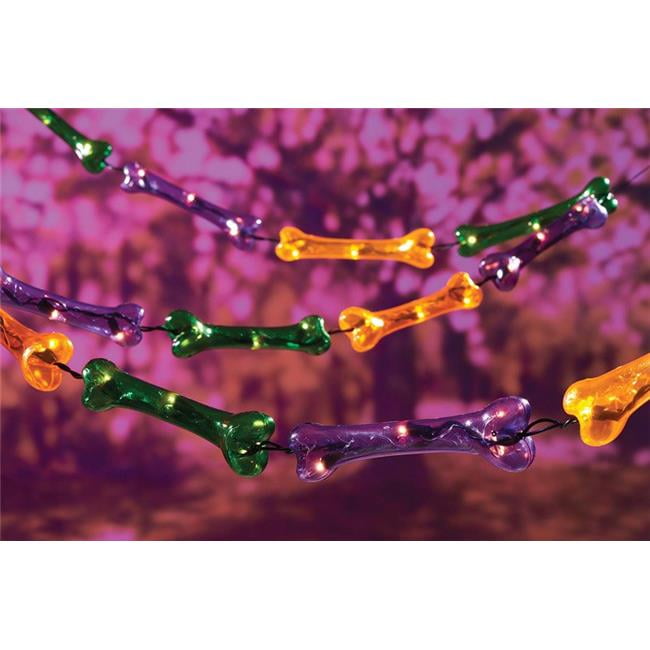 Celebrations 37193-71 Bones Halloween Lights, 36 Lights - Walmart.com