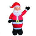 Celebrations 8 ft Santa Inflatable, Christmas Yard Decoration, UL ...