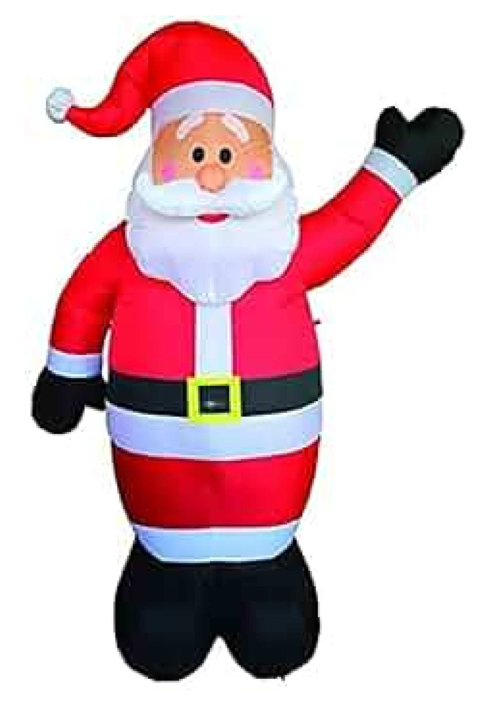 Celebrations 8 ft. Santa Inflatable - Walmart.com
