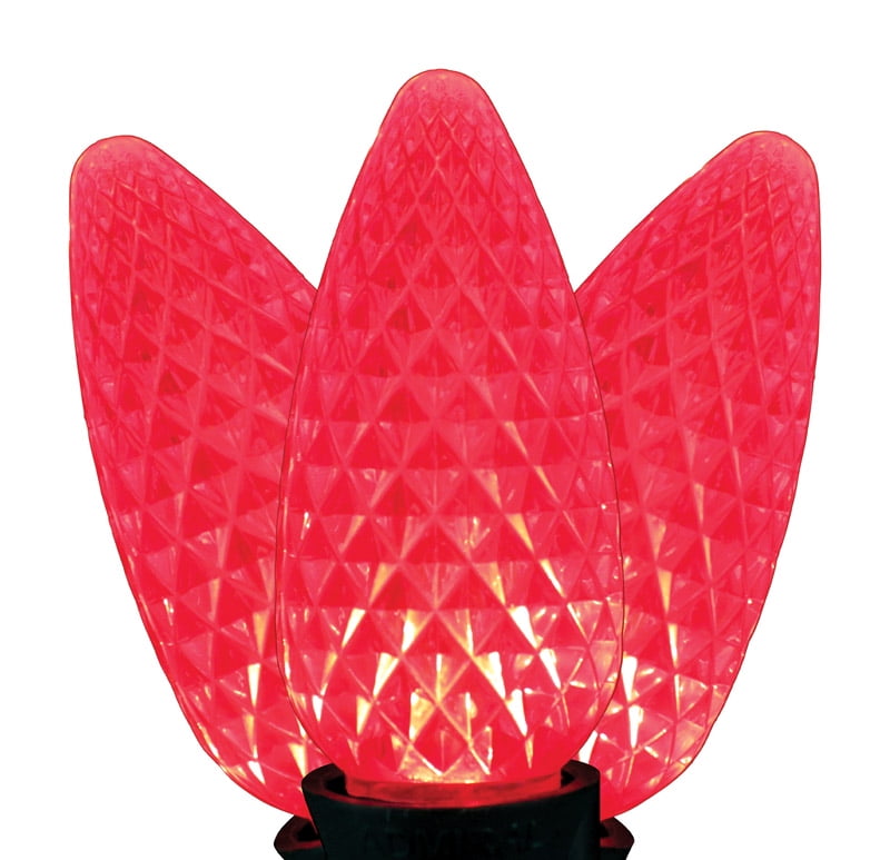 Celebrations 9016688 LED C9 Commercial Light Set, Red - 25 Lights ...