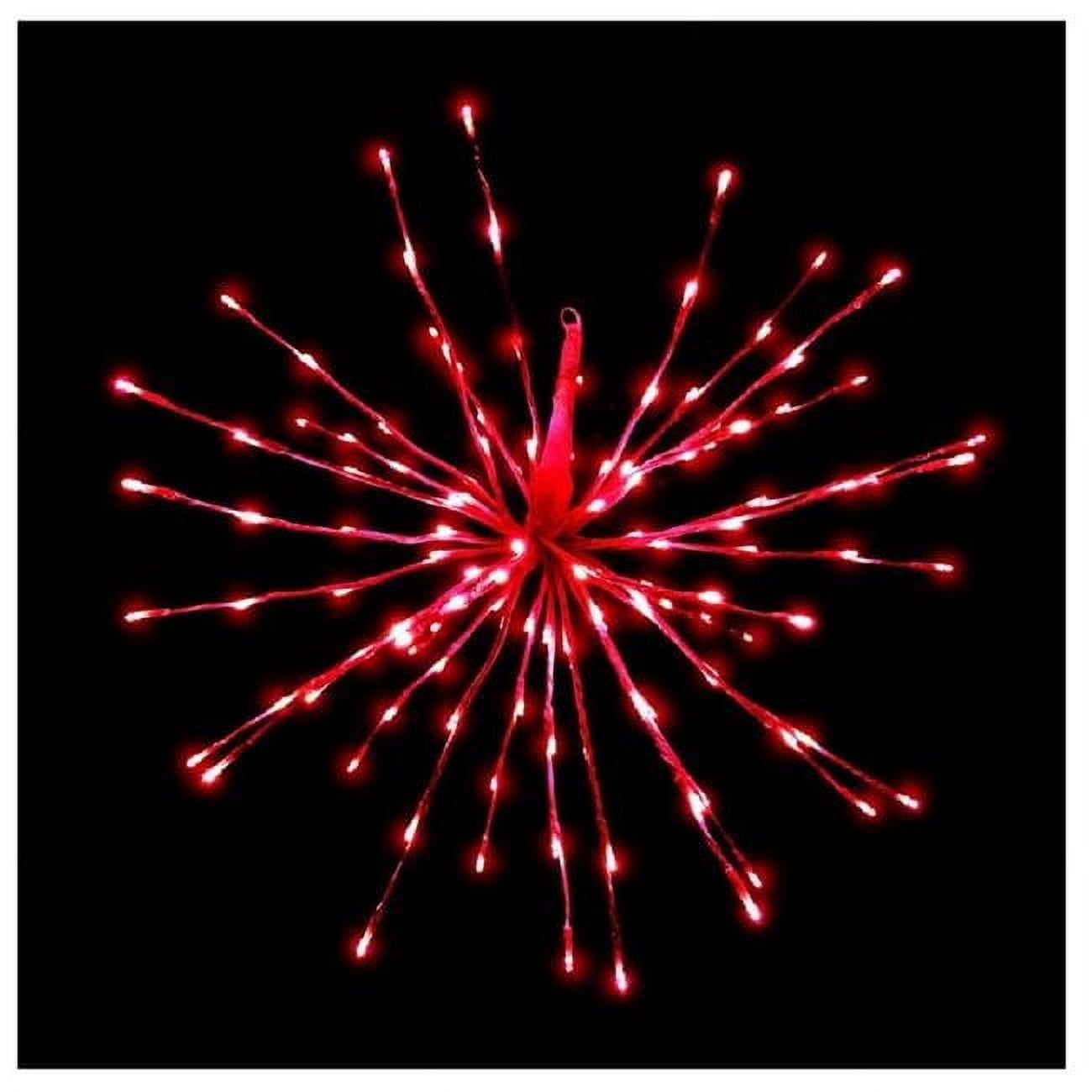 Celebrations LED Red Radiant Blast 24 in. Christmas Flashing Hanging ...
