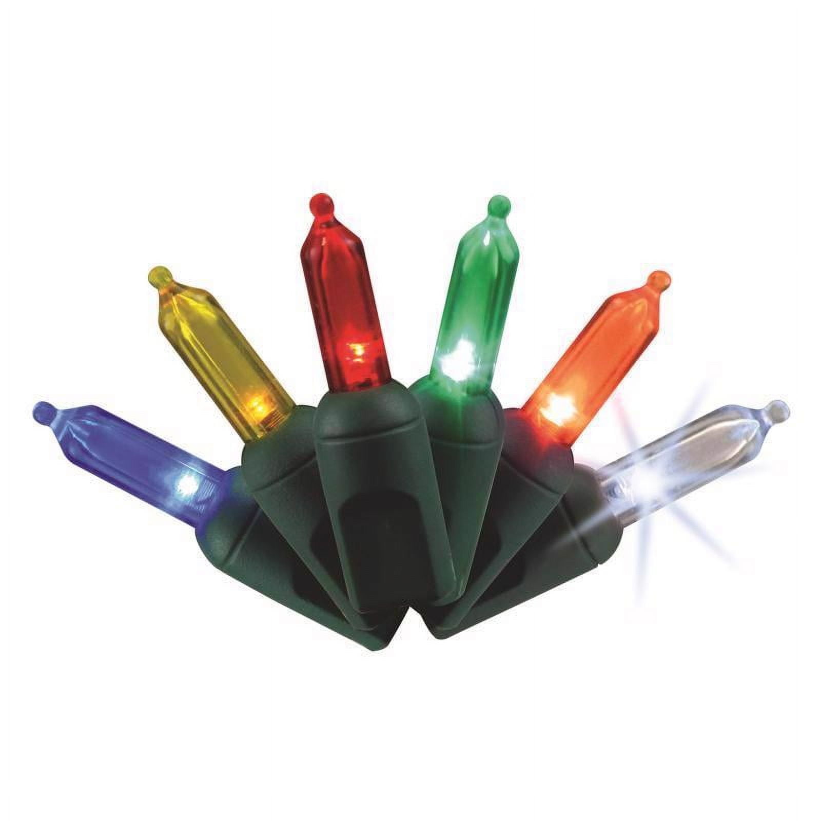 Celebrations Platinum LED T5 Multicolored 50 ct String Christmas Lights ...