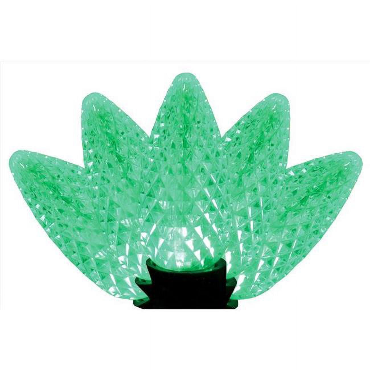 Celebrations Platinum LED C9 Green 25 ct String Christmas Lights 25 ft ...