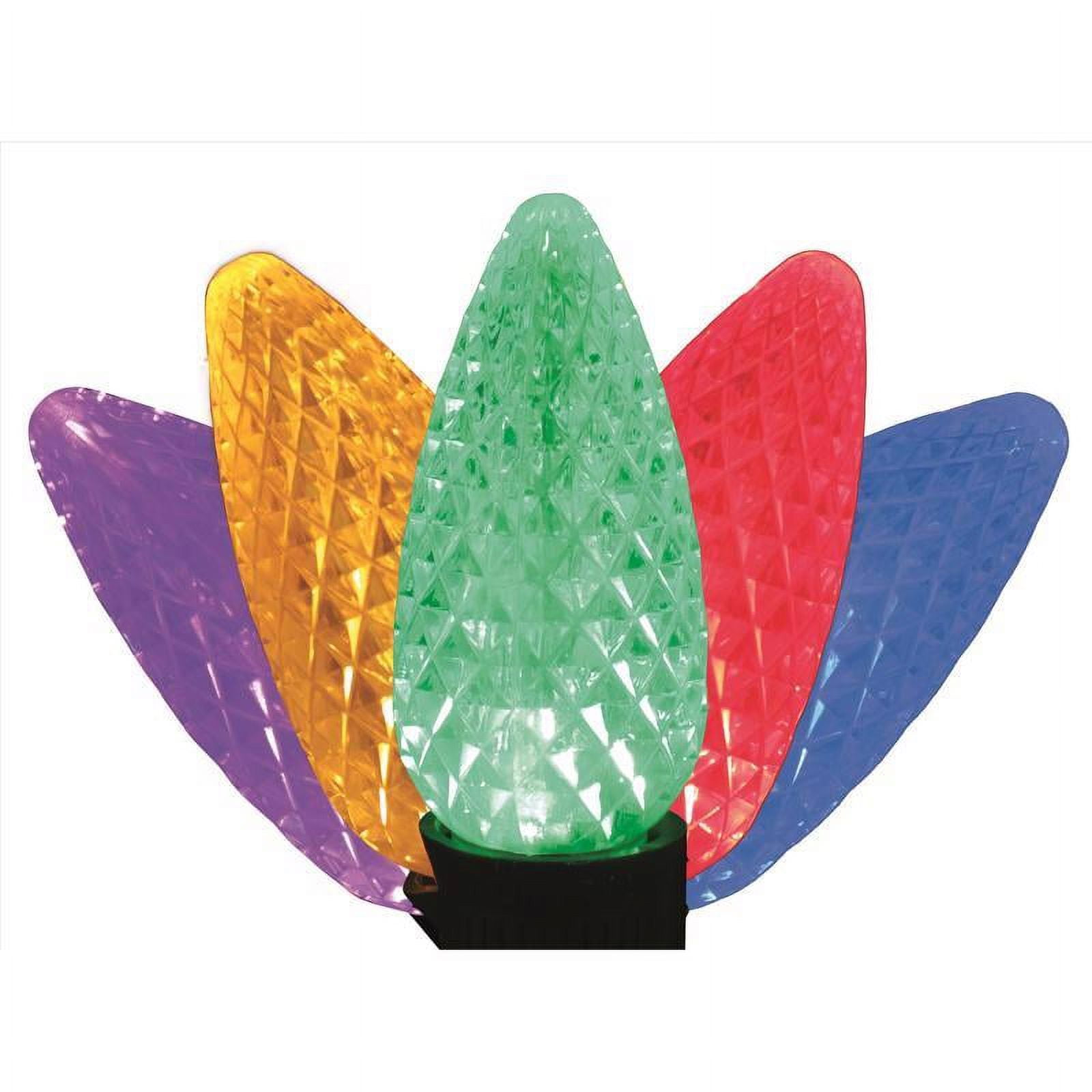 Celebrations Platinum LED C9 Multicolored 25 ct String Christmas Lights ...