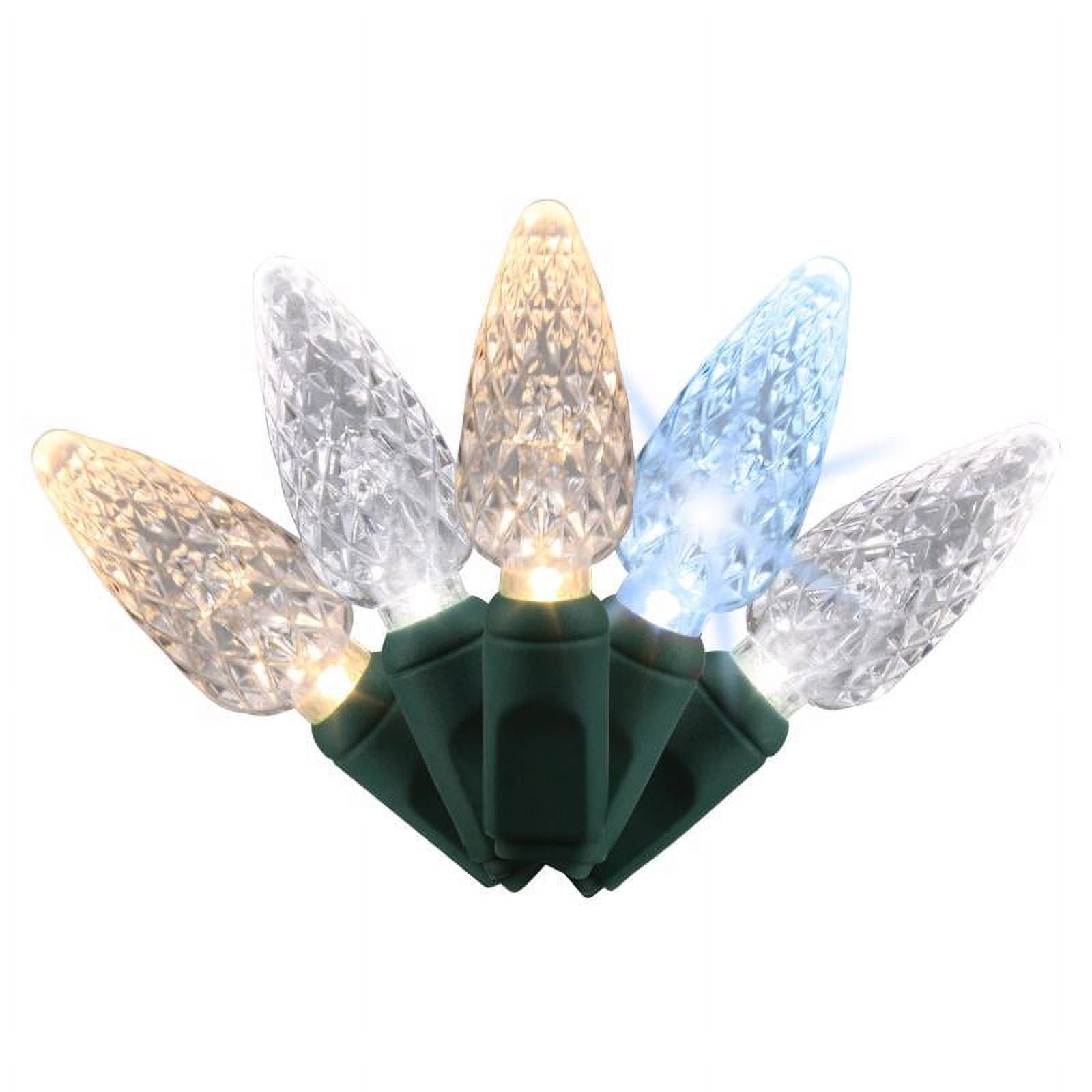 Celebrations Platinum LED C6 Multicolored/Warm White 50 ct String ...