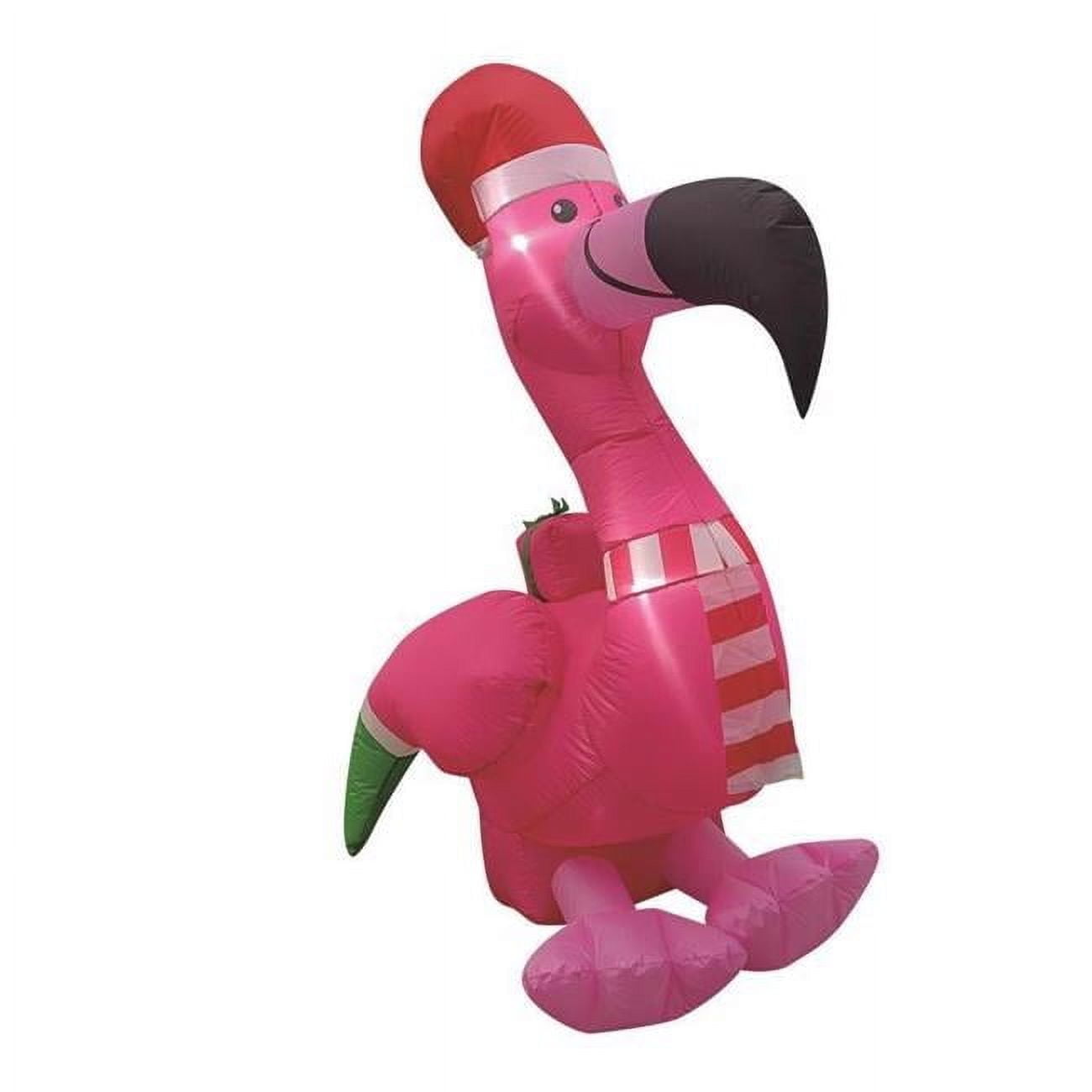 Celebrations 9096486 5 ft. Holiday Flamingo Inflatable - Walmart.com