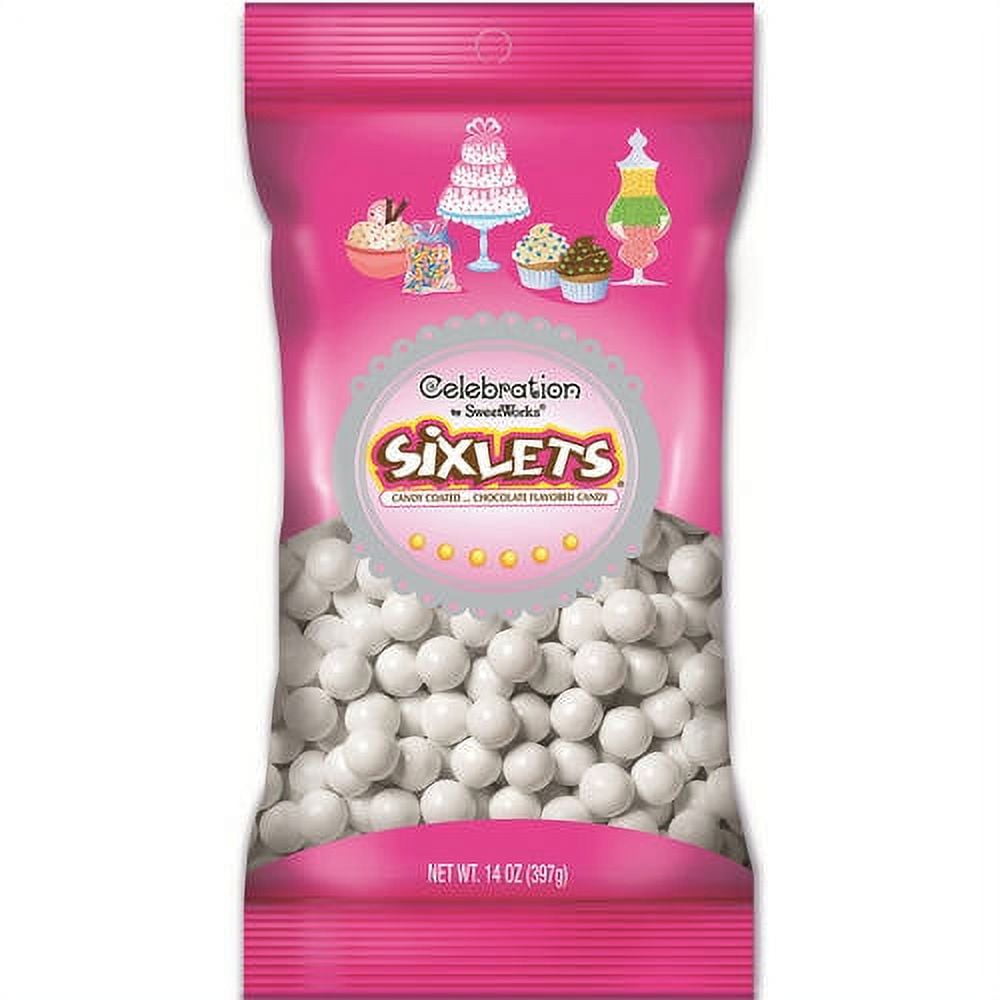 Celebration Sixlets White 14 oz. Peg Bag: 1 Count - Walmart.com