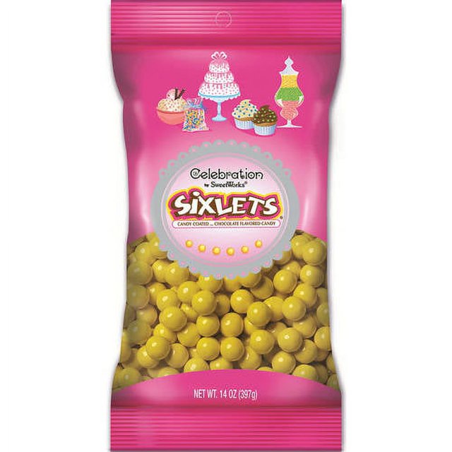 Celebrations By Sweetworks Candy Sixlets, 14oz Bag - Walmart.com