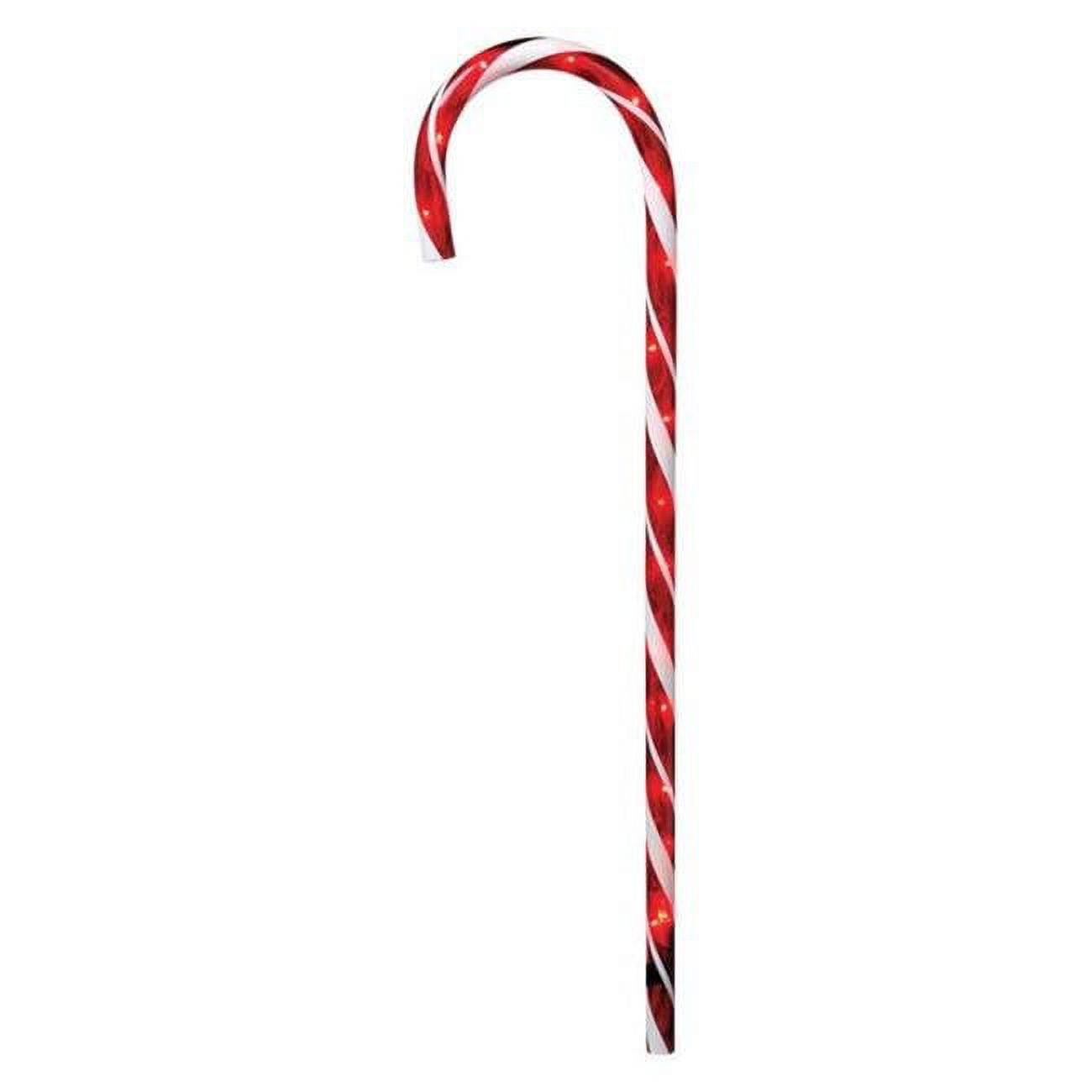 Celebrations Clear Lighted Candy Cane 27 in. Pathway Decor - Walmart.com
