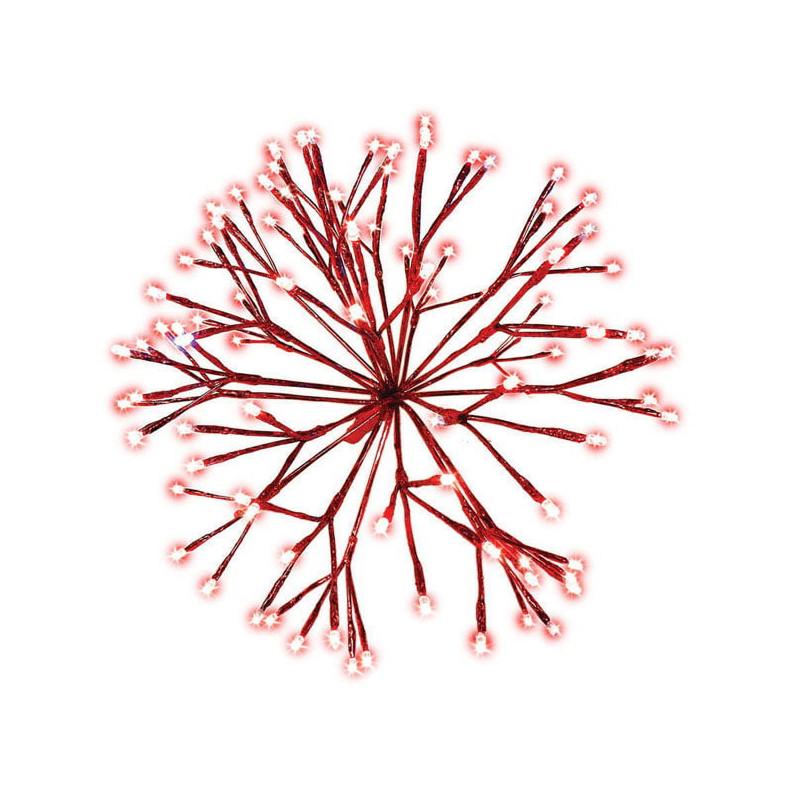 Celebrations LED-16SHS-RRDA Christmas LED Shimmer Sphere Light, Red, 16 ...