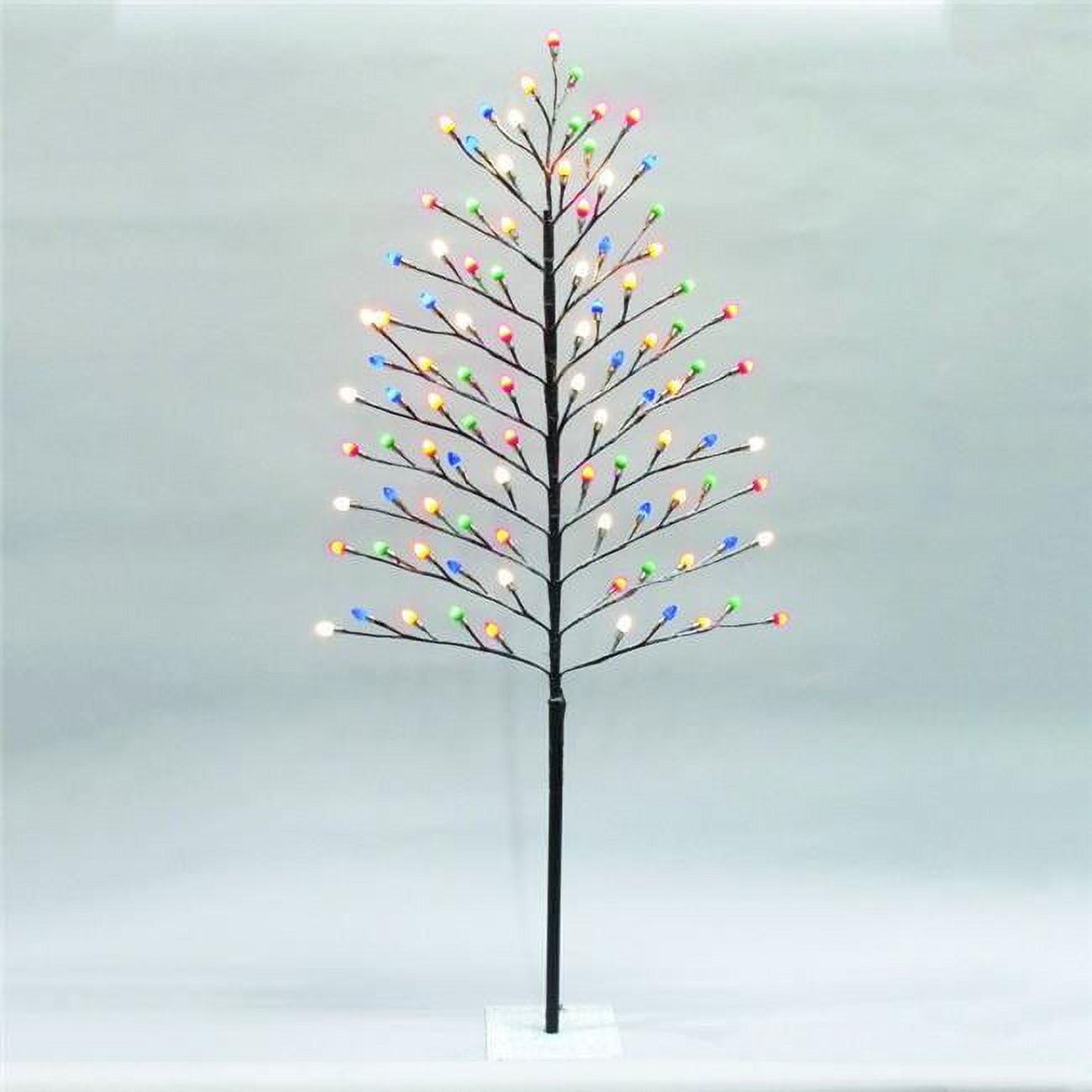Celebrations LED Multicolored Stick Tree 4 ft. Yard Decor - Walmart.com