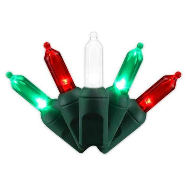 Celebrations Platinum LED T5 Red/Green/Pure White 50 ct String ...
