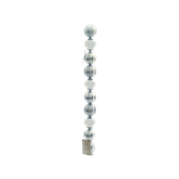 Celebrations Silver Ball Ornament - Walmart.com